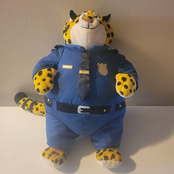 Disney | Toys | Disney Zootopia Plush Clawhauser Police Cheetah 4 Plush ...